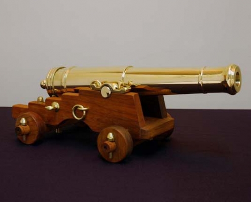 LF Herreshoff Saluting Cannon on carriage - Strong Fire Arms Company